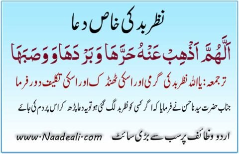 Nazar e Bad Ki Dua 10 Miracle Benefits - Naade Ali – Urdu Wazaif